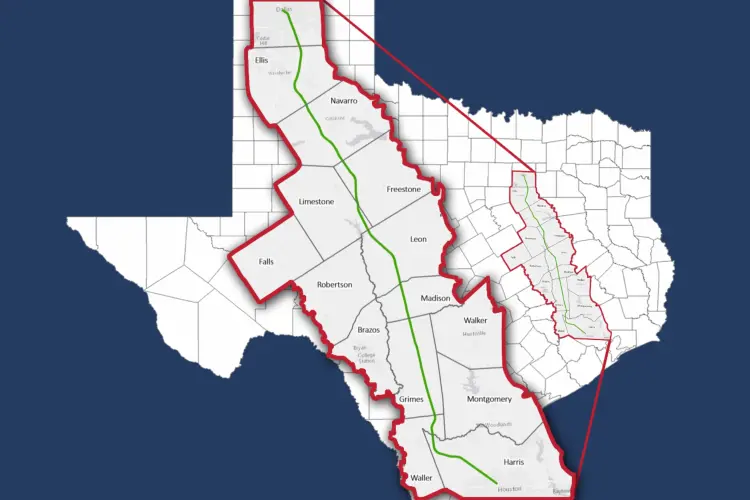 Texas Map Shows Where High Speed Rail Route Would Travel - Newsweek