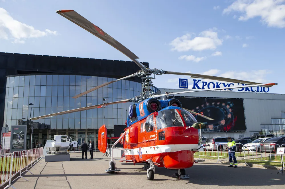 Ukraine Destroys Russian Ka-32 Helicopter in Moscow: Video - Newsweek