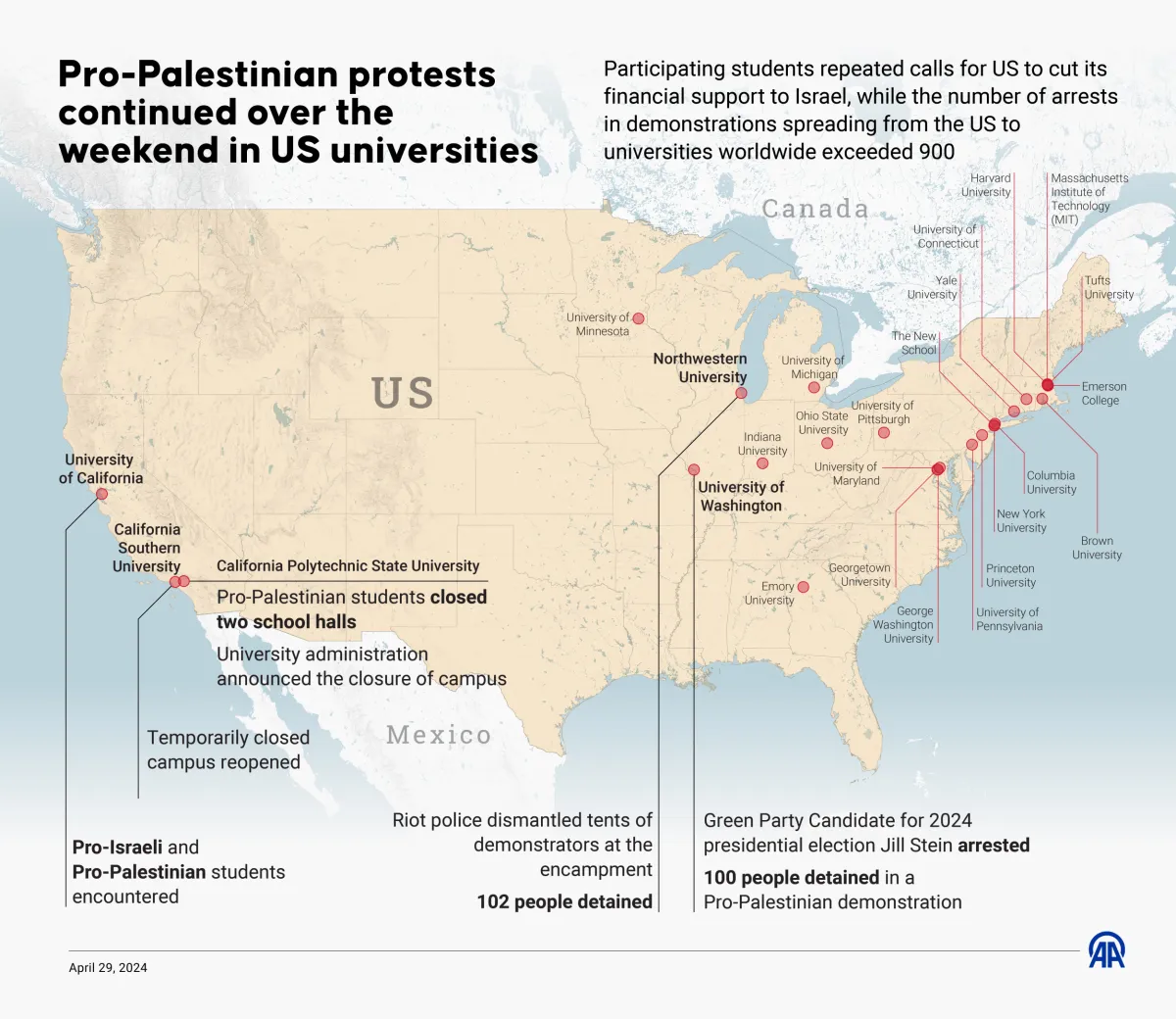 Iran Celebrates Pro-Palestinian Protests Spreading Across US Colleges ...