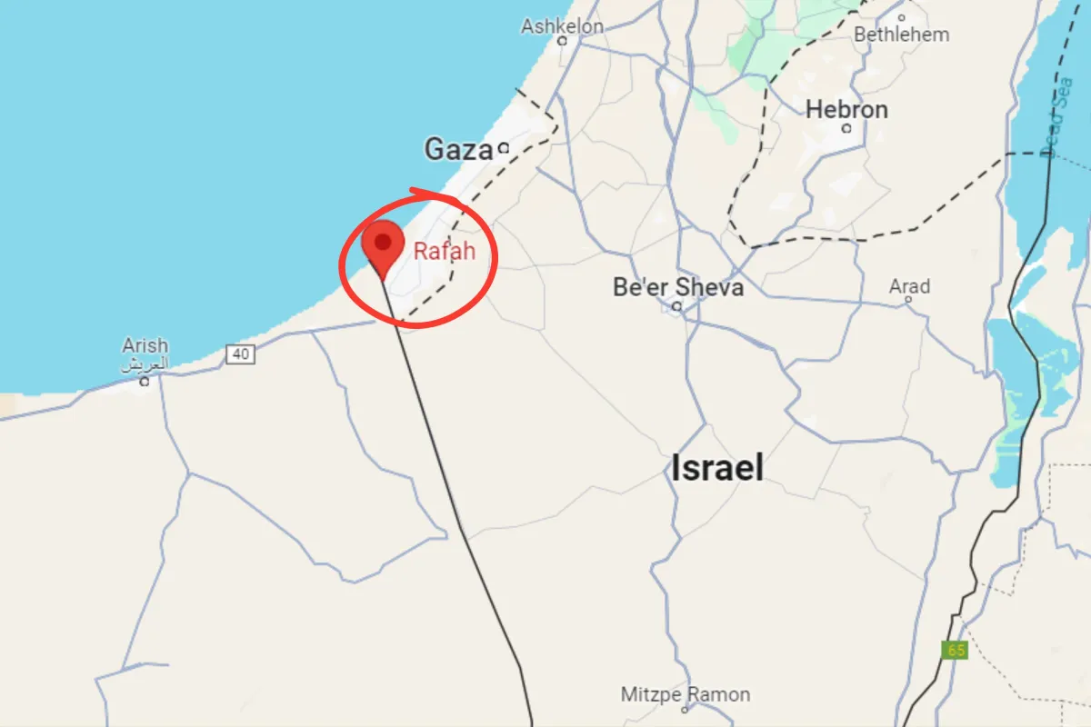 Where Is Rafah? Map Shows Israel’s Next Attack - Newsweek