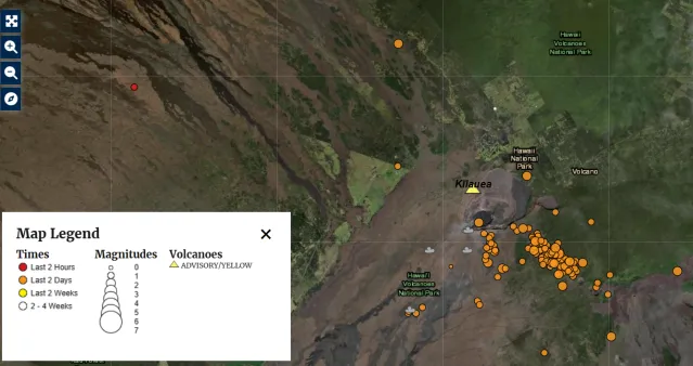Hawaii Volcano Update: Map Shows Spike in Earthquakes, Closures Latest ...