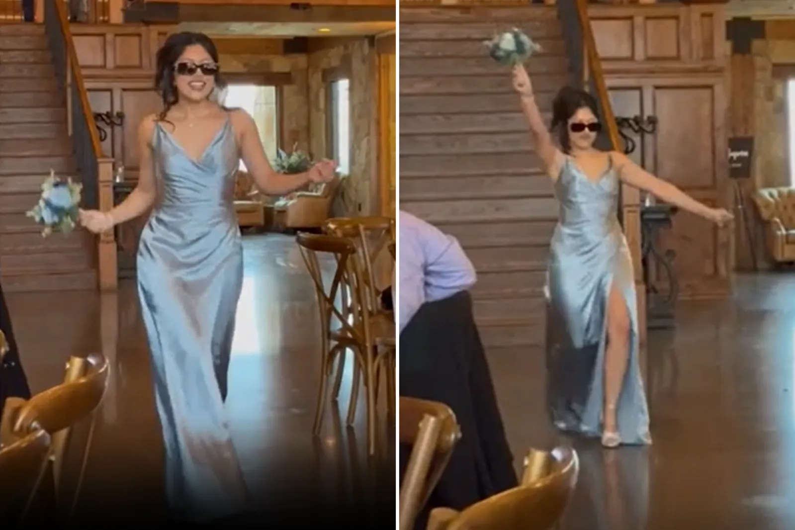 Maid of Honor’s Unconventional Entrance to Wedding Goes Viral—’She ...
