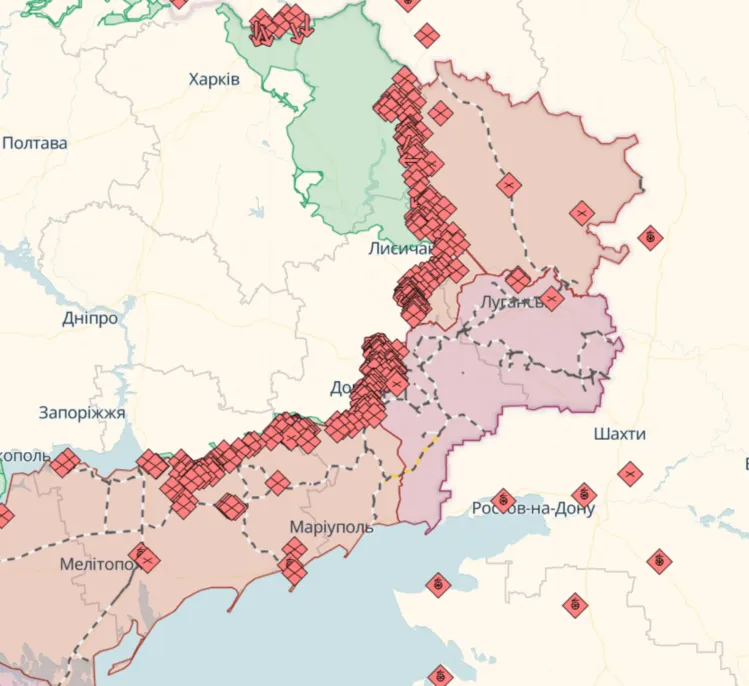 Ukraine War Maps Show Russian Advances in 10 Frontline Locations - Newsweek