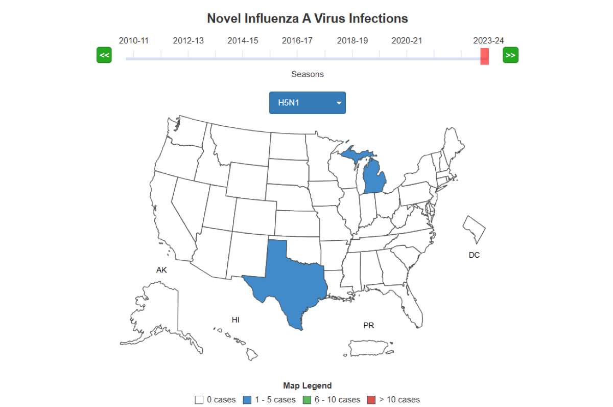 Avian Flu Update: Outbreak Maps as Third Human Case Reported - Newsweek