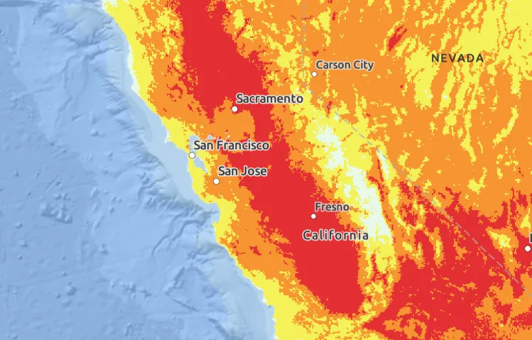 California Heat Wave Map, Update as Lethal Warning Issued - Newsweek