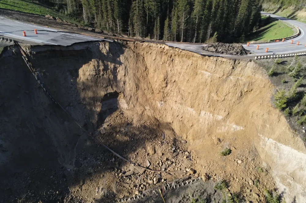 US Highway Collapses After ‘Catastrophic’ Landslide - Newsweek