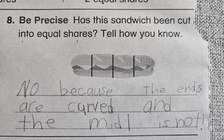 Six-Year-Old Girl Spots Major Flaw In Math Homework Question - Newsweek