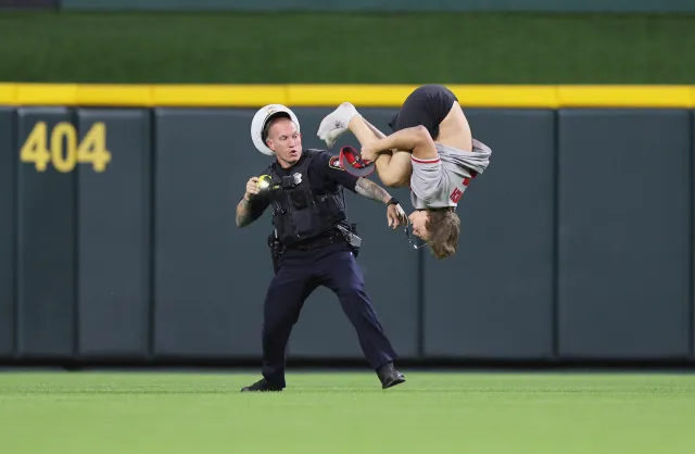 Video of Man Getting Shocked by Taser at Baseball Game Goes Viral ...