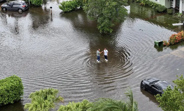Aerial images show Florida flood destruction - Newsweek