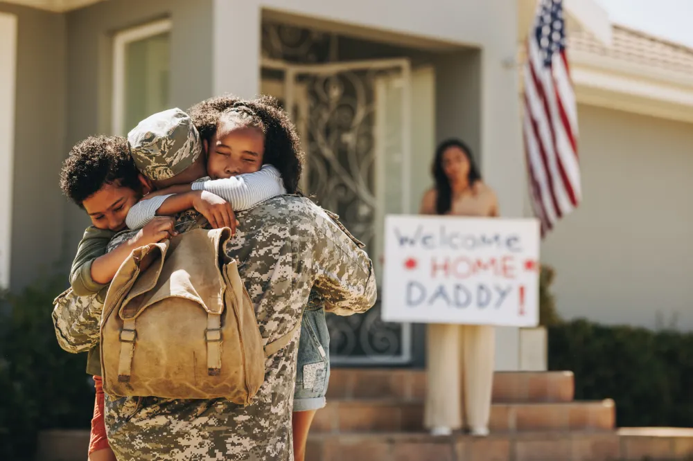 Moment Kids Reunite With Military Dad Has Internet in Tears: ‘Finally ...