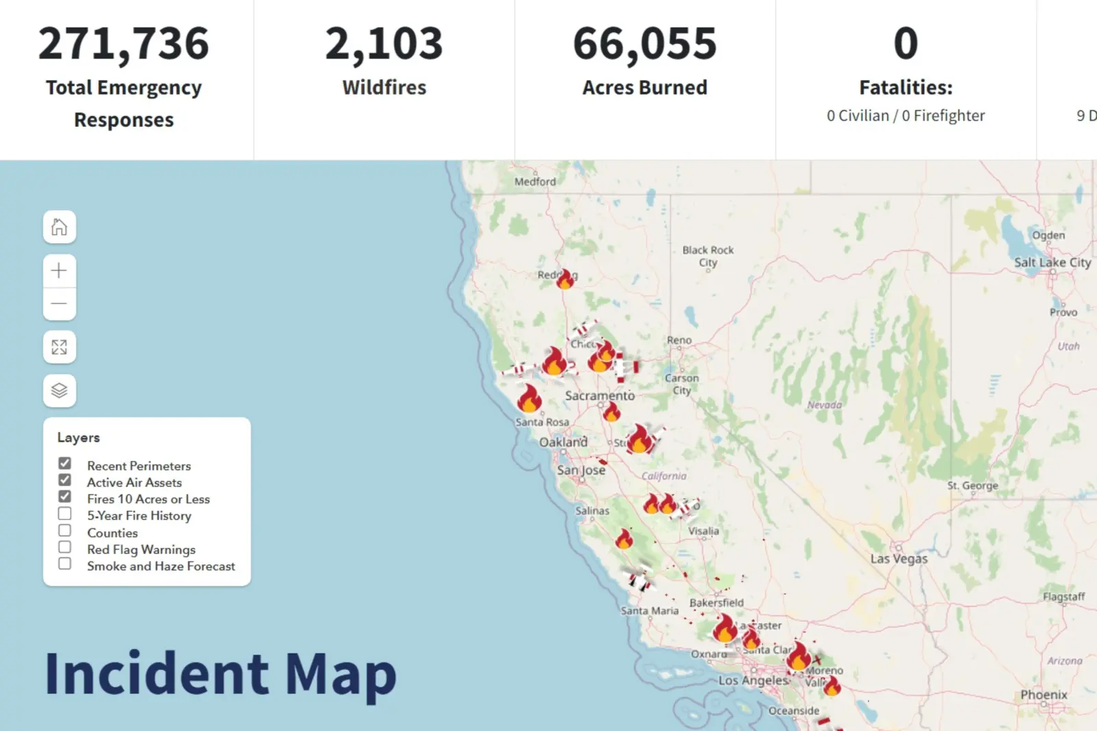 California Fire Map Shows 36,145 Acres Burned as Wildfire... - Newsweek