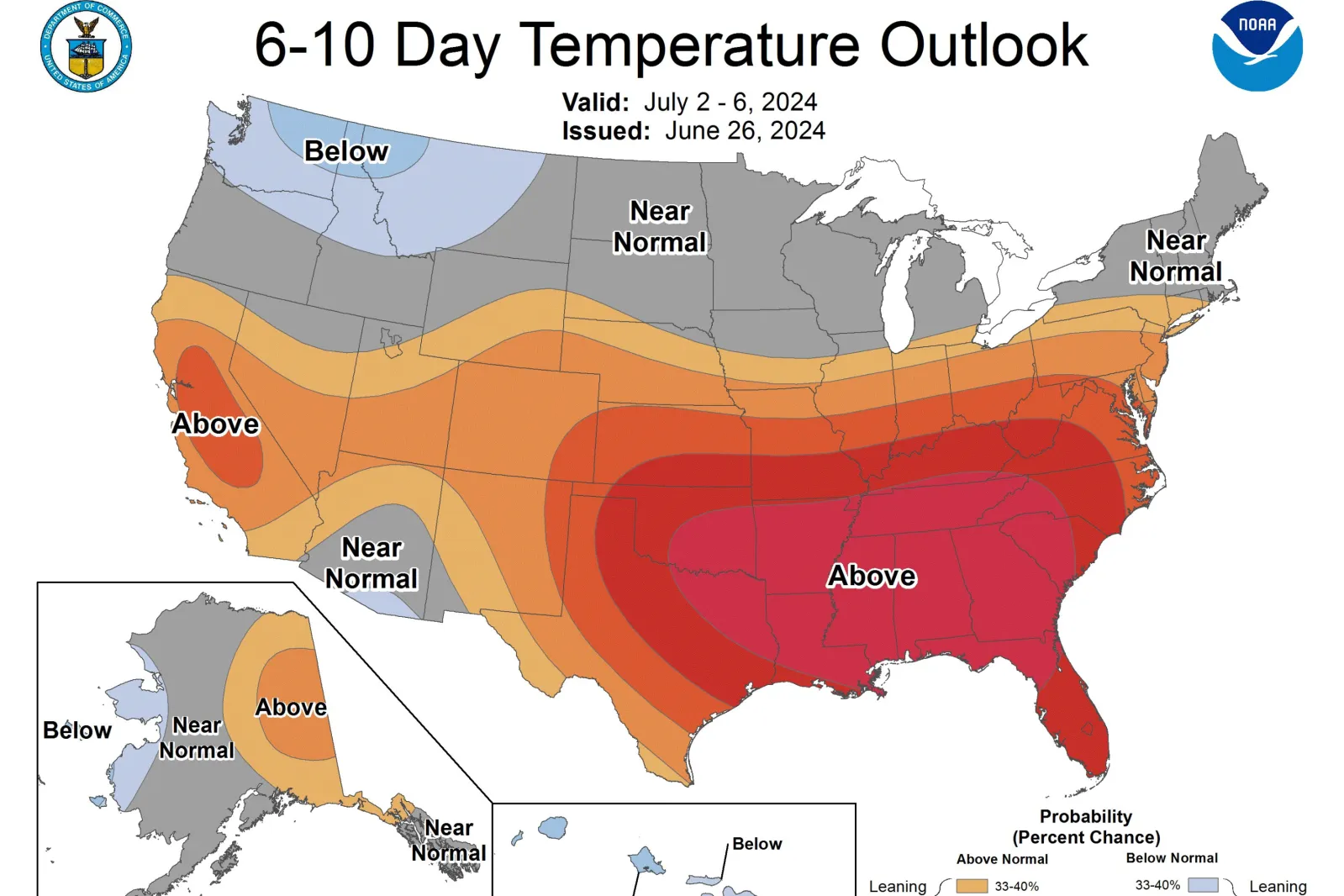 Alert Issued as 12 States Forecast to Swelter Under 4th of July Heat ...
