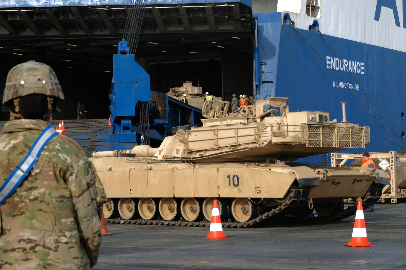 US Sends Abrams Battle Tanks to NATO Frontline Nation - Newsweek