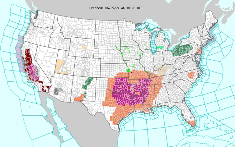 Map Shows Millions Facing ‘Lethal’ Heat Warning in 7 States - Newsweek