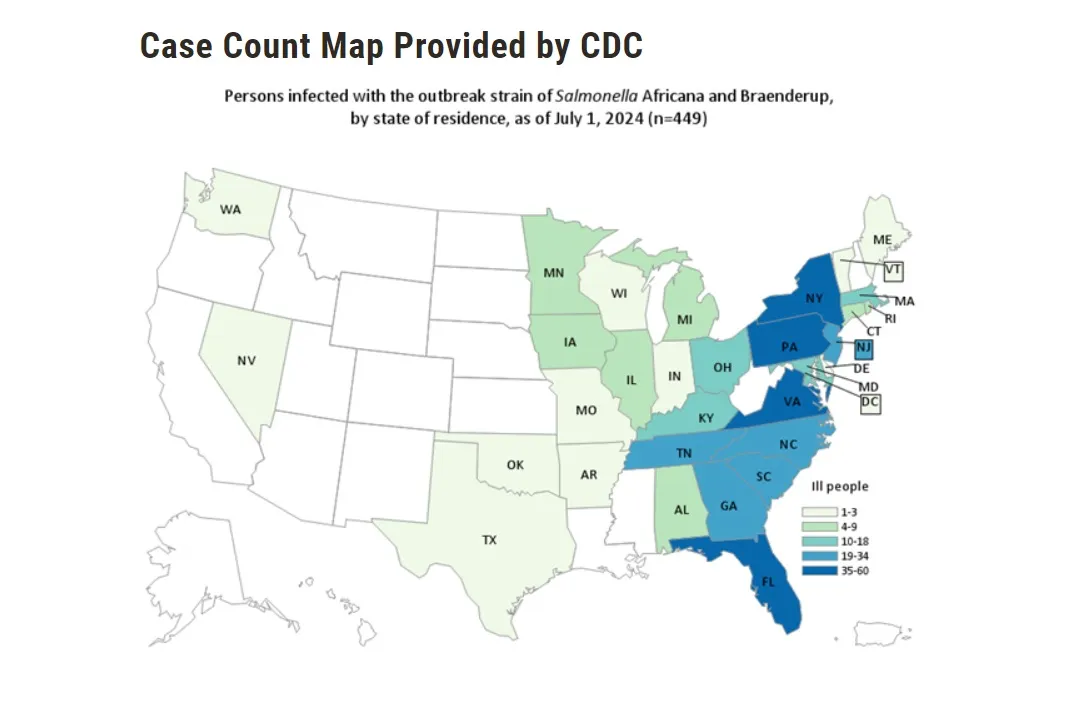 Sickness Map Update Shows States Worst Hit Since Cucumber Recall - Newsweek