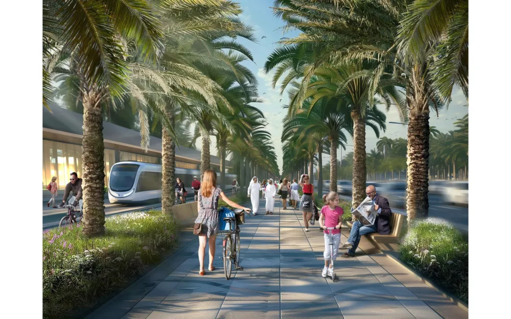 Dubai to Get ‘Green Spine’ Lined With 1 Million Trees - Newsweek