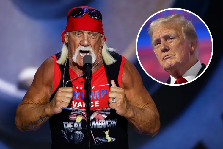 Trump’s Affection Towards Hulk Hogan at RNC Sparks Mockery - Newsweek