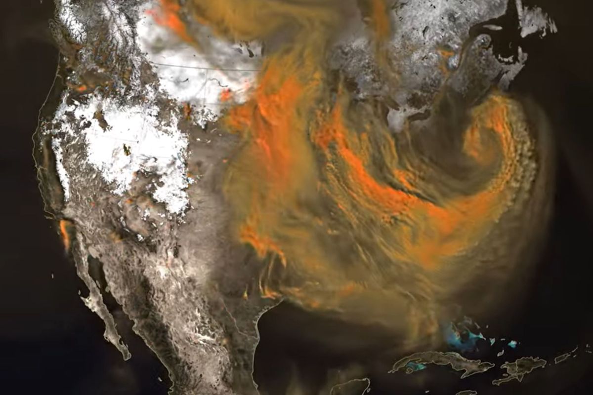 ‘Tremendous’ NASA Video Shows CO2 Spewing From US Into Earth’s ...