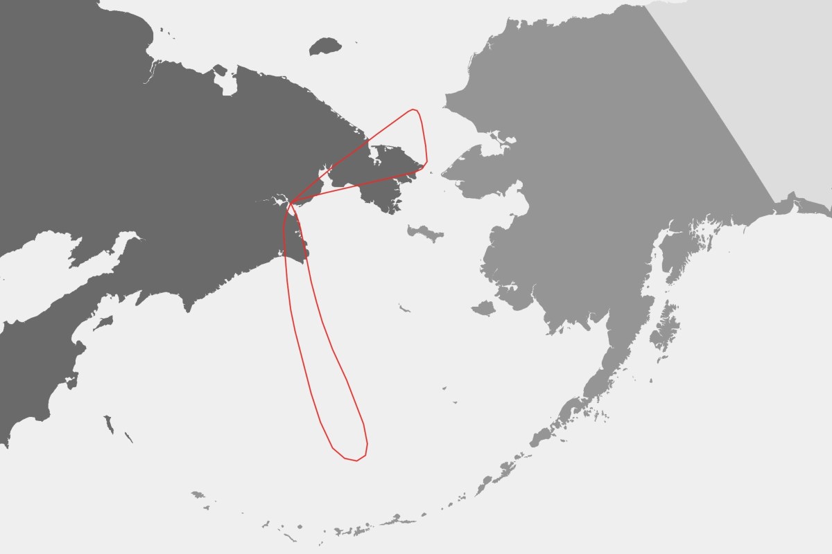 Alaska Map Shows Where Russian, Chinese Nuclear Bombers Circled U.S ...