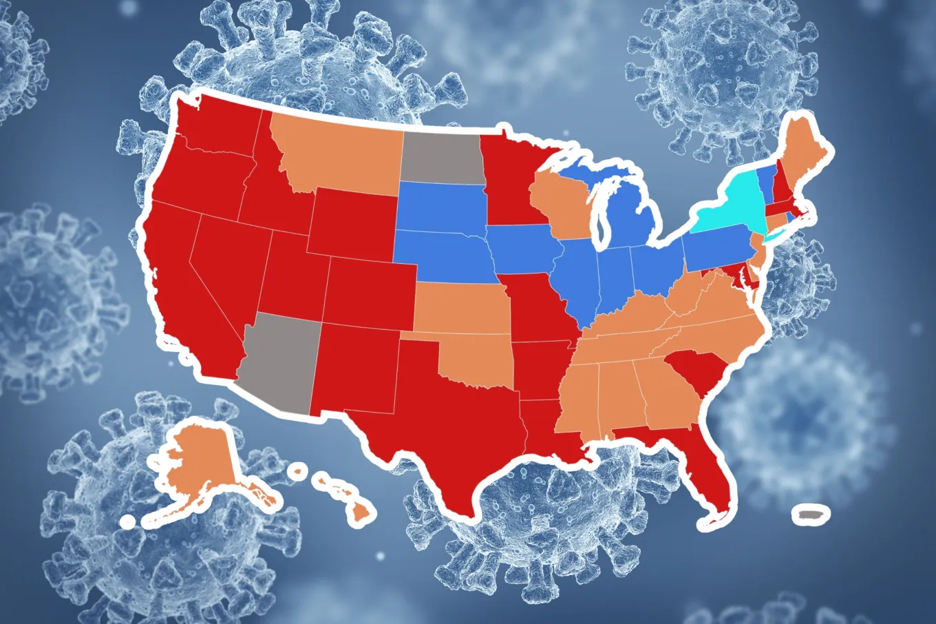 COVID Map Shows Surge in States With ‘Very High’ Levels in Wastewater ...