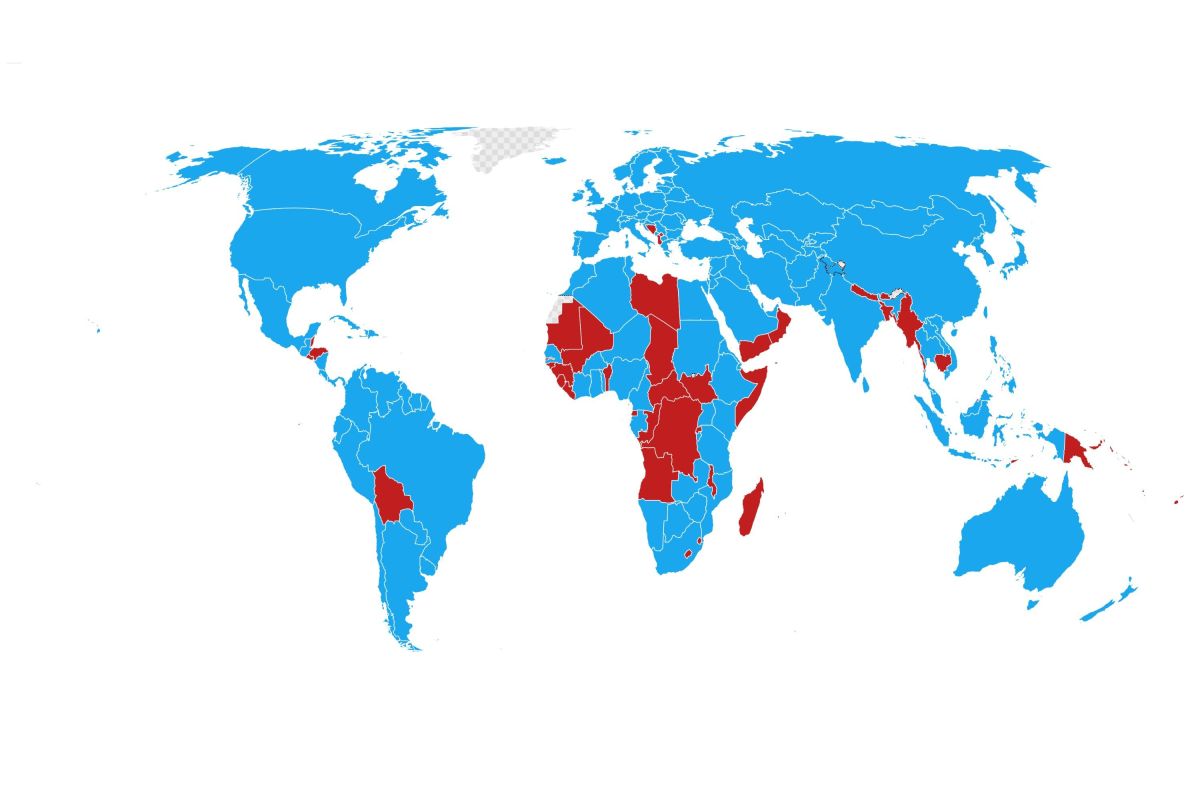 Map Shows Countries That Have Never Won An Olympic Medal - Newsweek