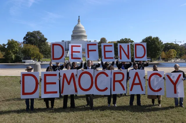 Majority of Americans Say Democracy at Stake in Election - Newsweek