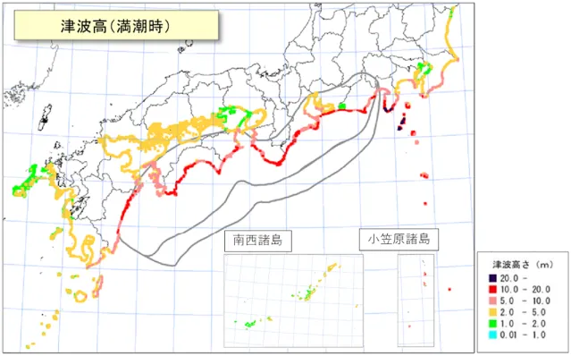Japan Tsunami Map Shows Where Biggest Waves Could Hit - Newsweek