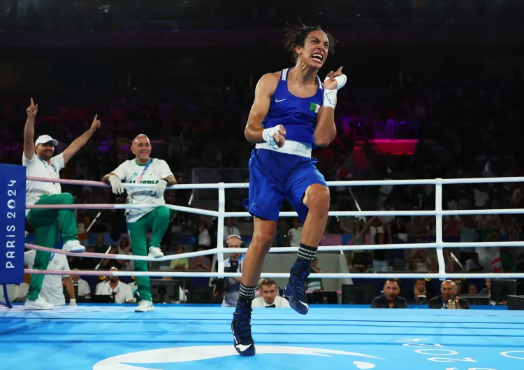 Imane Khelif, Algerian Boxer in Gender Fiasco, Bids for Olympic Gold ...