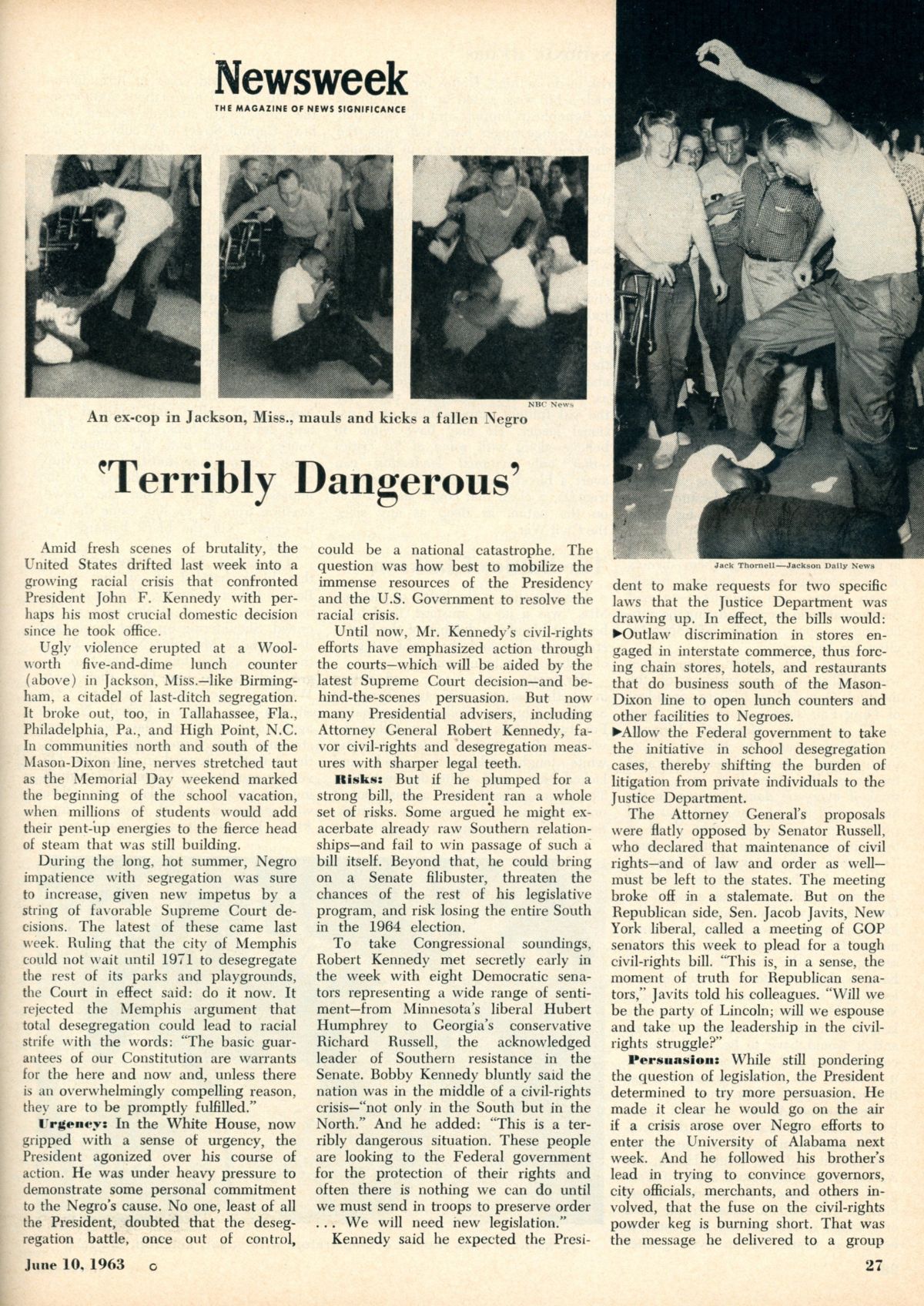 June 10, 1963 - Newsweek