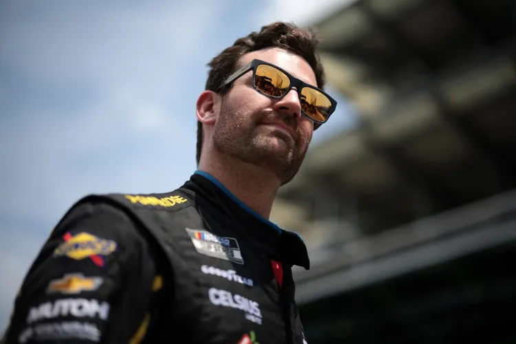 NASCAR: Denny Hamlin Comments On Corey LaJoie's Horrific Michigan Crash ...