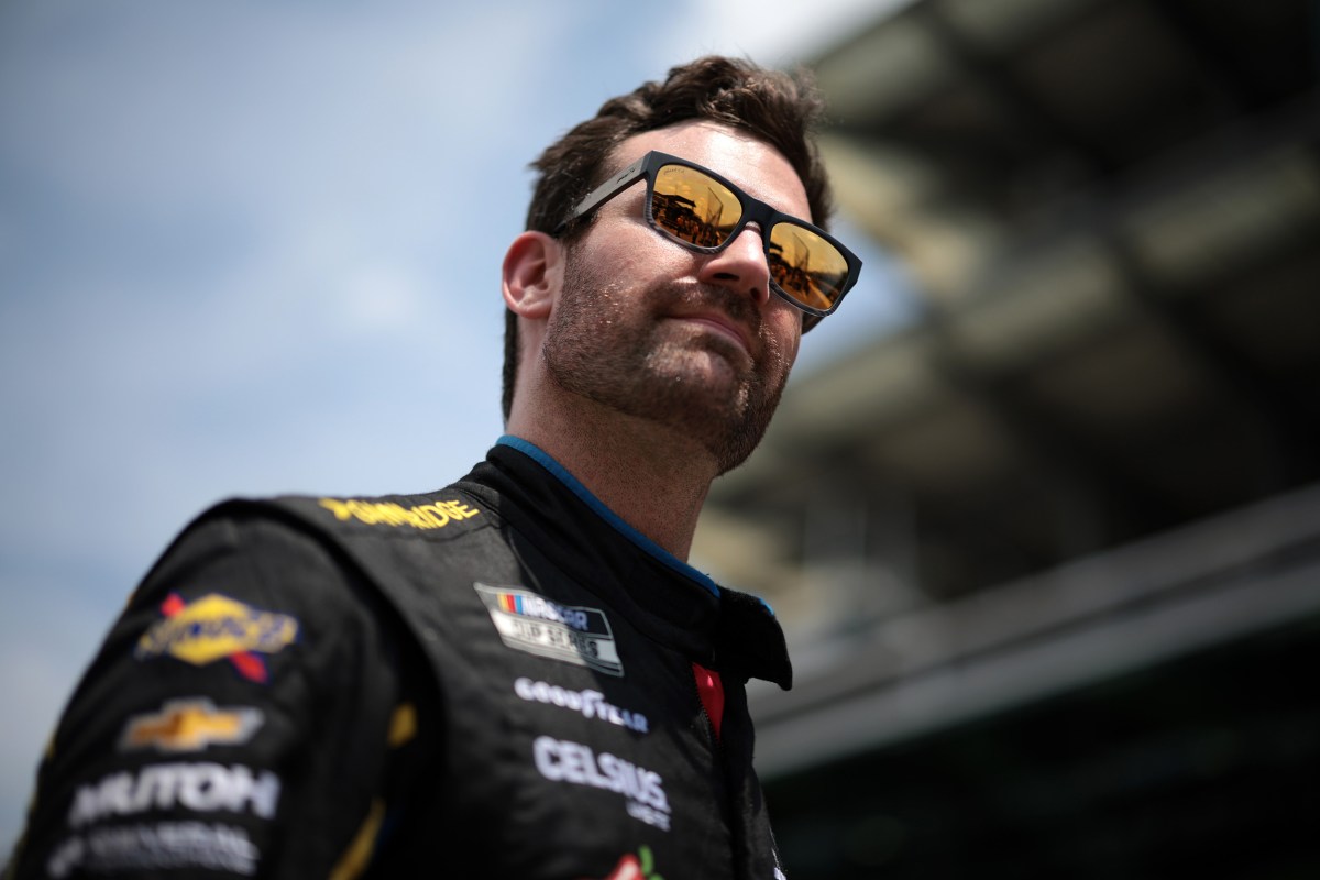 NASCAR: Denny Hamlin Comments On Corey LaJoie's Horrific Michigan Crash ...