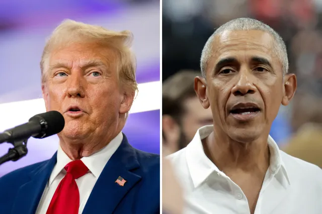 Trump Offers Rare Praise of Obamas Ahead of DNC Speeches - Newsweek