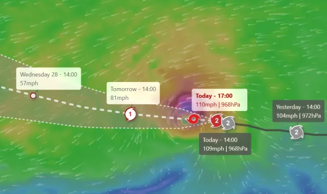Three Tropical Cyclones Swirl in Pacific: Track Storm Paths - Newsweek