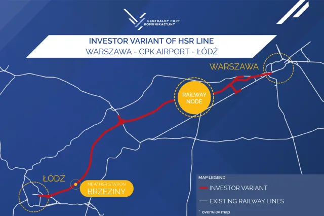 Poland Map Shows Approved High-Speed Rail Routes for $8 Billion ...