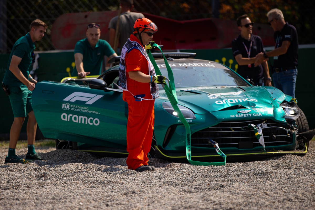 Watch F1 Sees Weirdest Crash Ahead Of Italian Grand Prix Newsweek