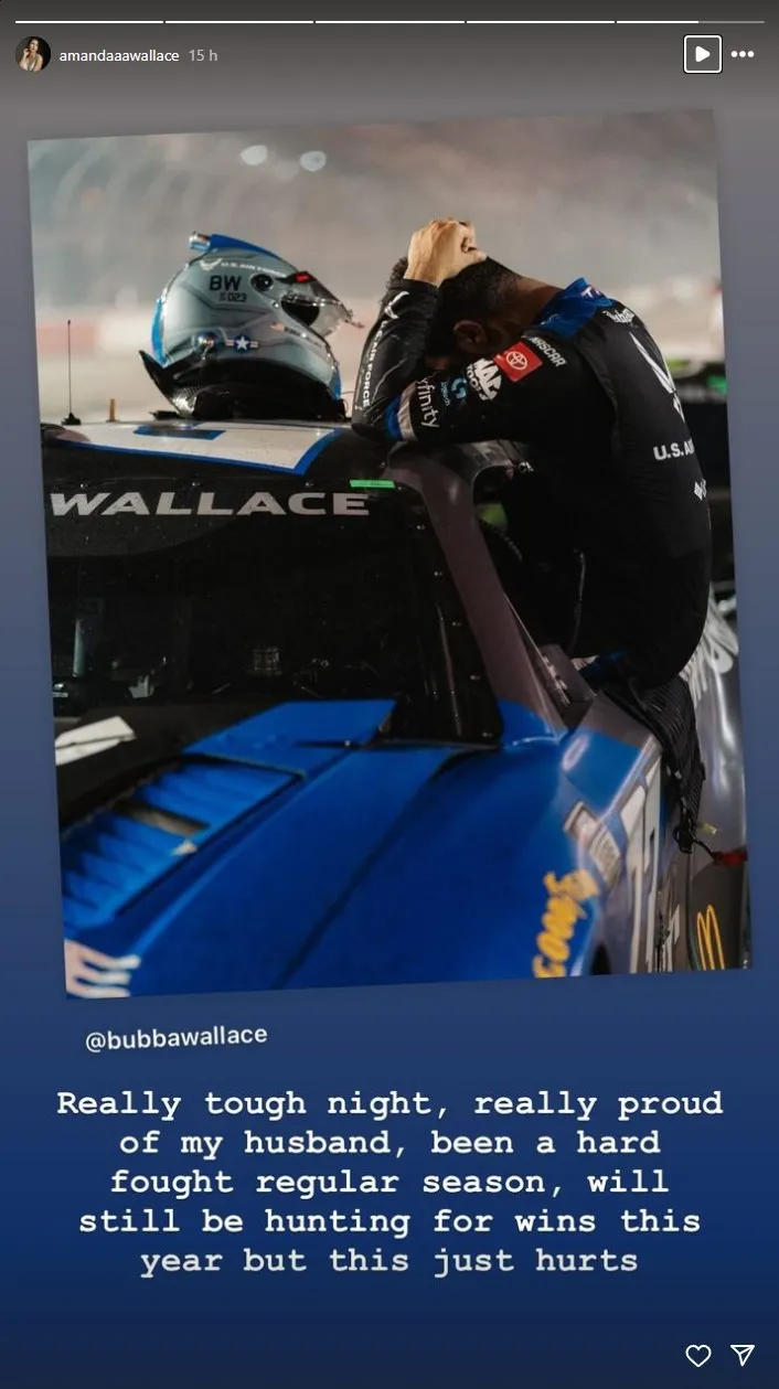 Bubba Wallace's Wife Reacts To NASCAR Disappointment In Emotional ...