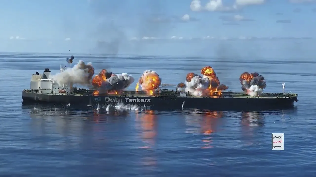 Burning Tanker Abandoned, Huge Oil Spill Feared - Newsweek