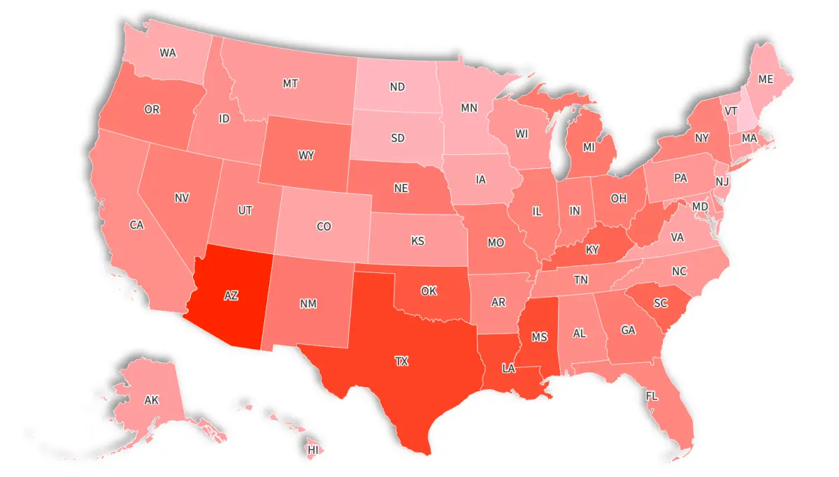 Map Shows States With Highest Food Insecurity As 47 Million Go Hungry ...