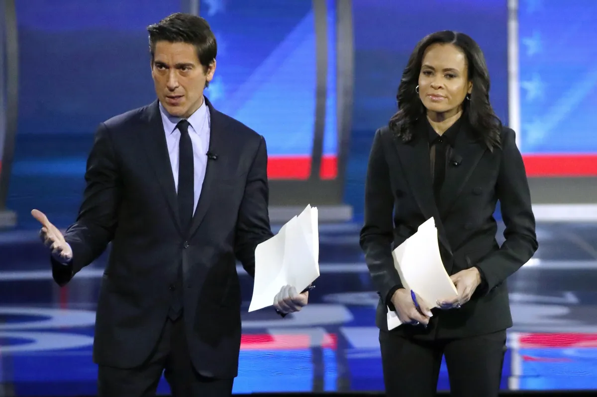 Meet ABC's Presidential Debate Moderators David Muir and Linsey Davis ...