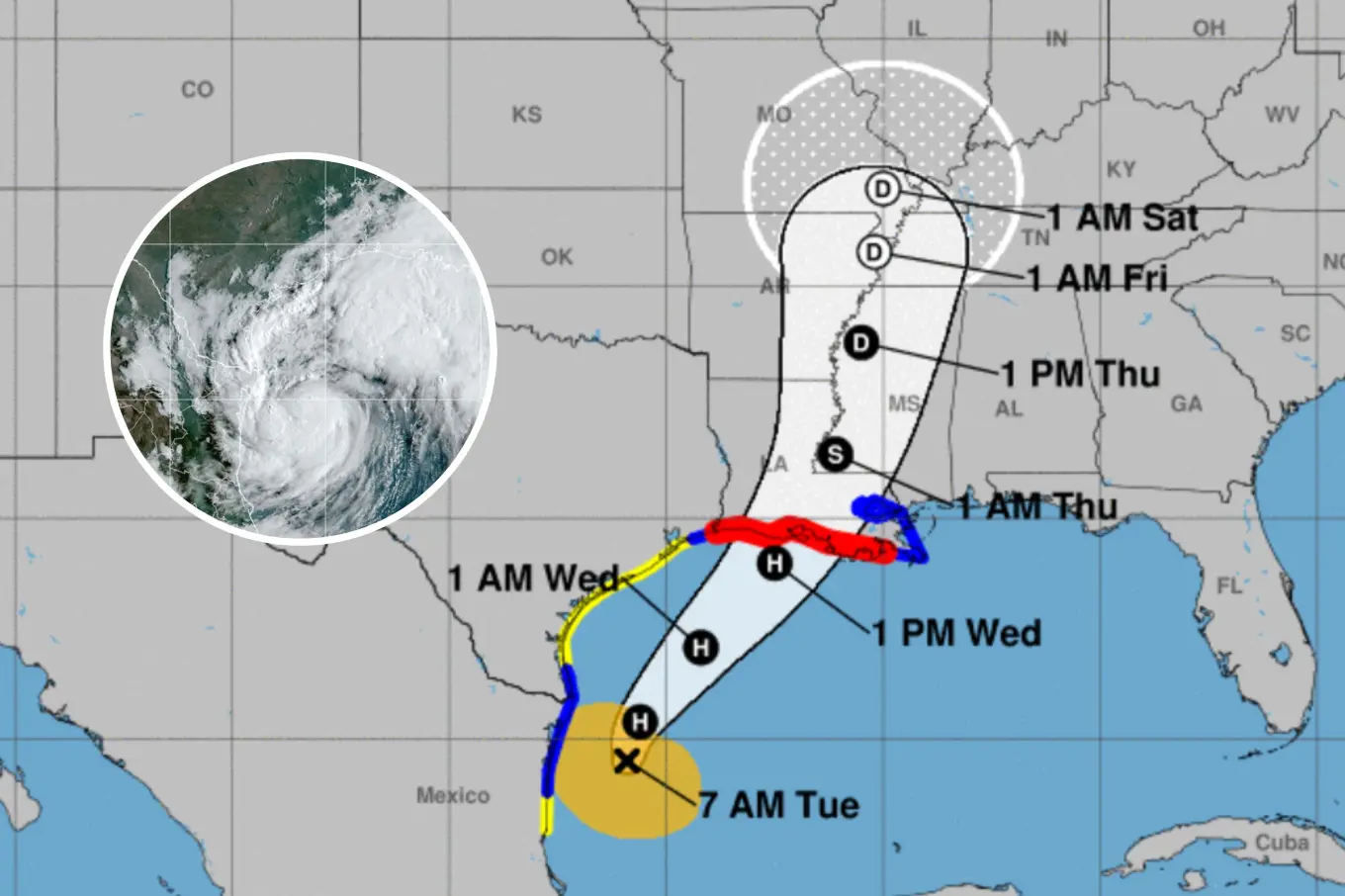 Hurricane Warning: Tropical Storm Francine To Launch ‘Airborne ...