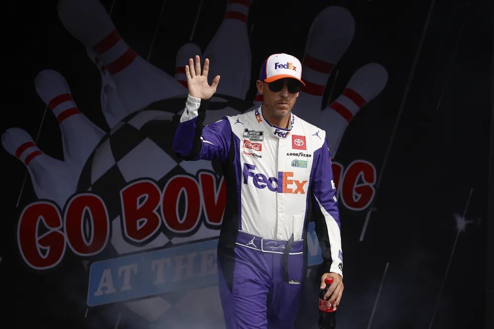 Denny Hamlin Hits Out at NASCAR Rivals - 'Lack of Respect' - Newsweek