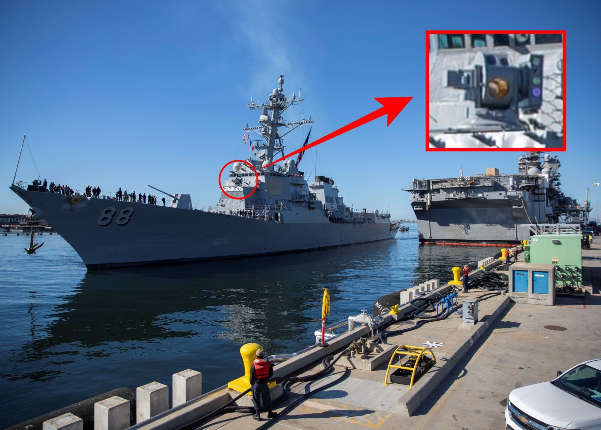 US Sends Laser-Armed Warship to Front-Line Base Near China - Newsweek