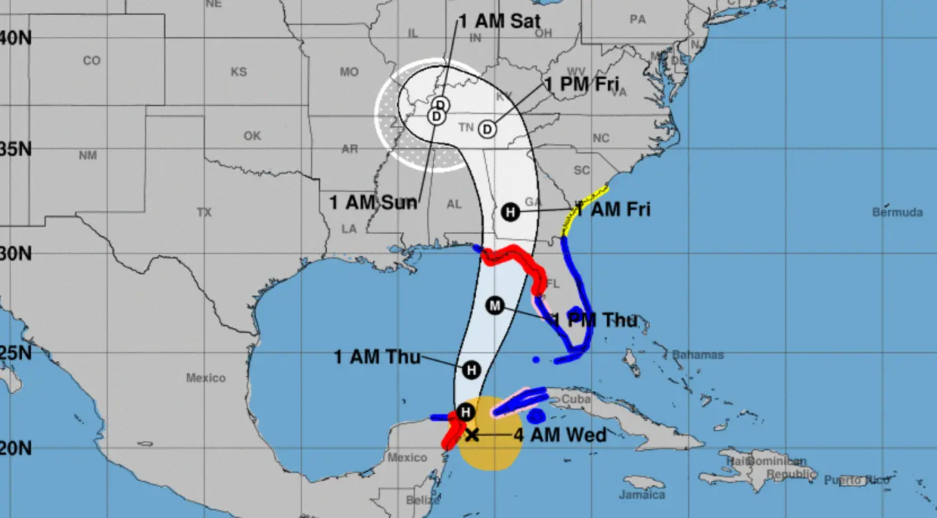 US Warships, Aircraft Leave Helene’s Path Before Florida ... - Newsweek