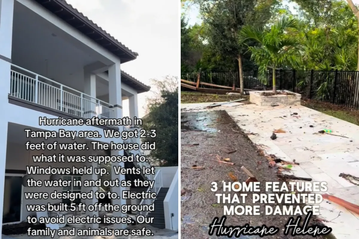 Couple Build Hurricane Resistant Home, Film How It Fared Against Helene ...