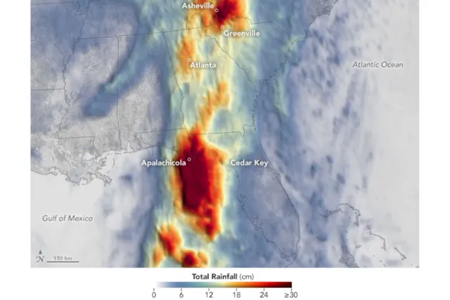 Hurricane Helene’s ‘Devastating’ Rain Revealed in Map as More Cyclones ...