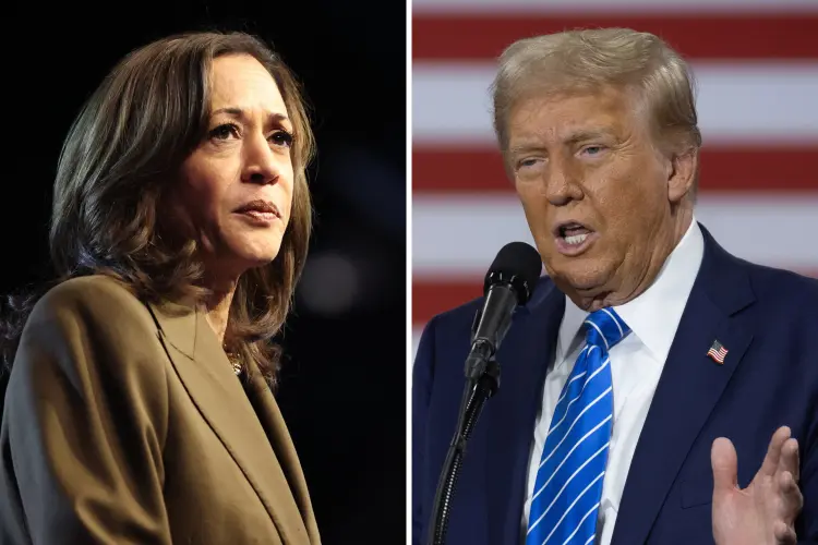 Map Shows States Kamala Harris, Donald Trump Lead Polls 5 Weeks to ...