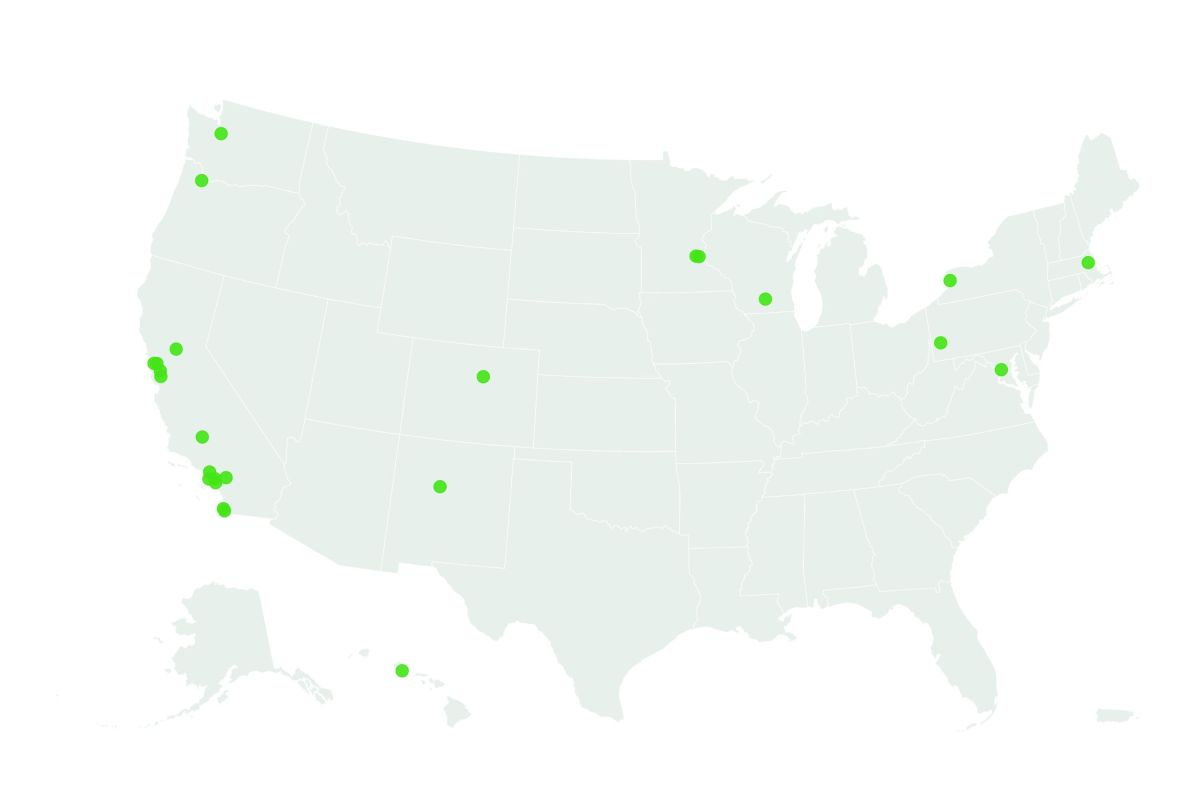 Map Shows Greenest Cities in the US - Newsweek