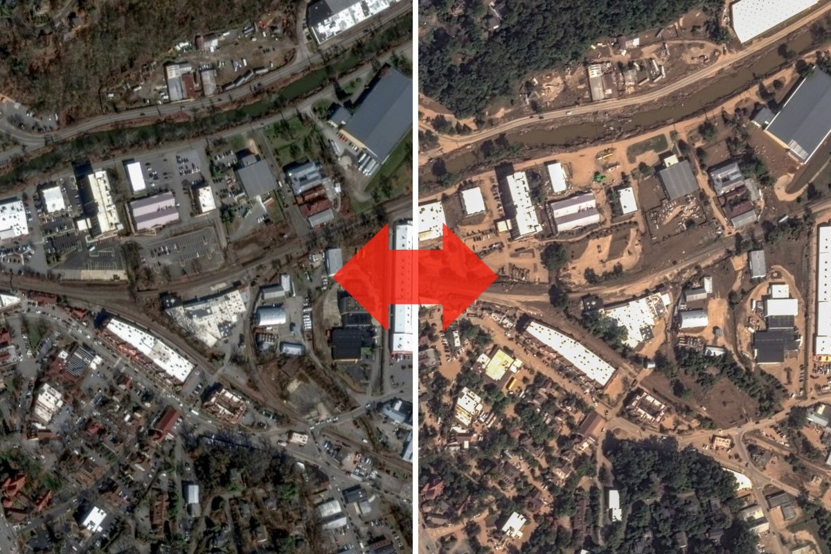 Satellite Images Show Hurricane Helene Destruction Ahead of Milton ...