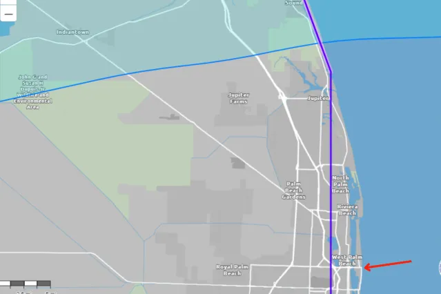 Map Shows Where Trump’s Mar-a-Lago Is Compared to Hurricane Milton Path ...