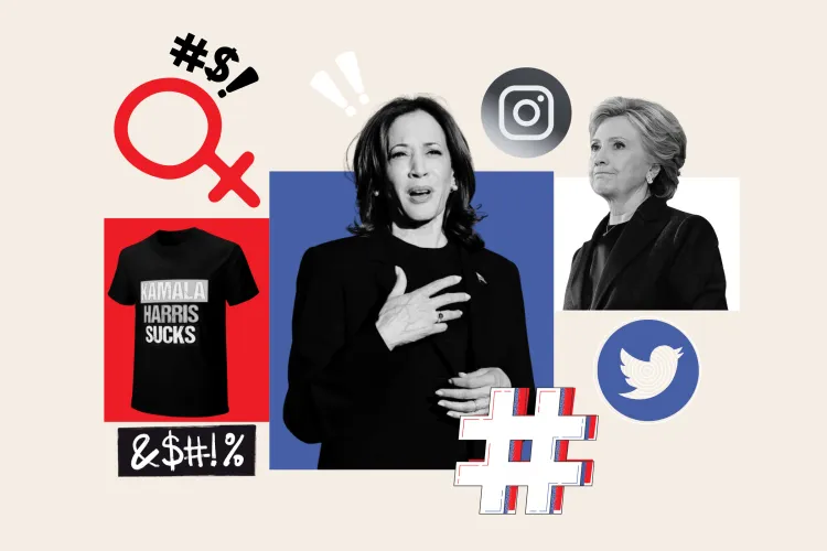 Sexist Language Surges Online as Harris Battles Trump - Newsweek